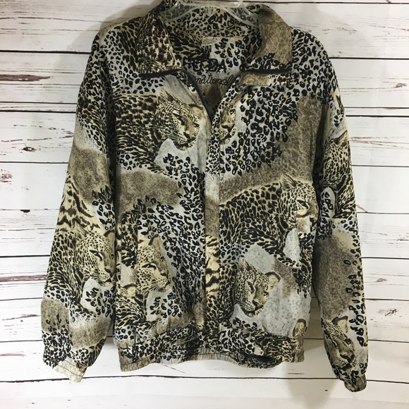Fuda International | Jackets & Coats | Fuda International 0 Silk Animal ...
